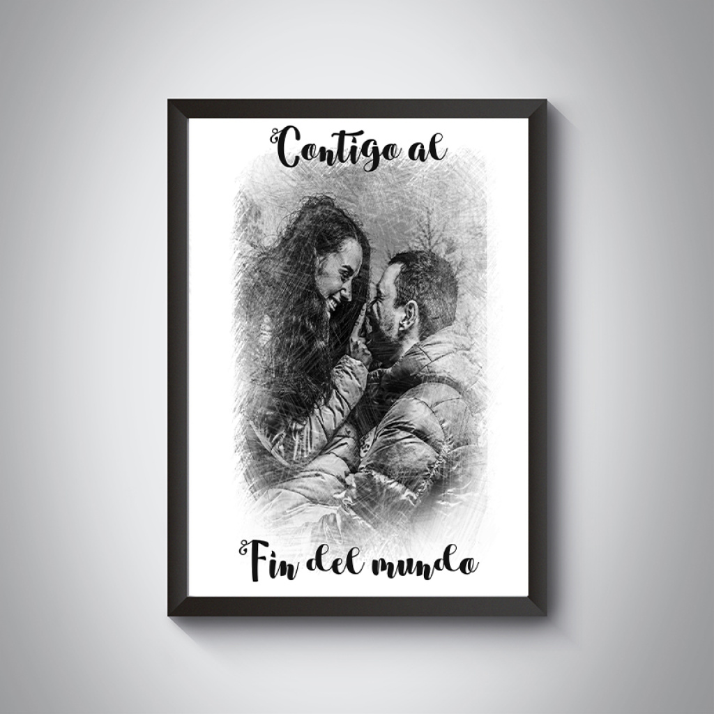 Contigo al fin del mundo - Personaliza y Más
